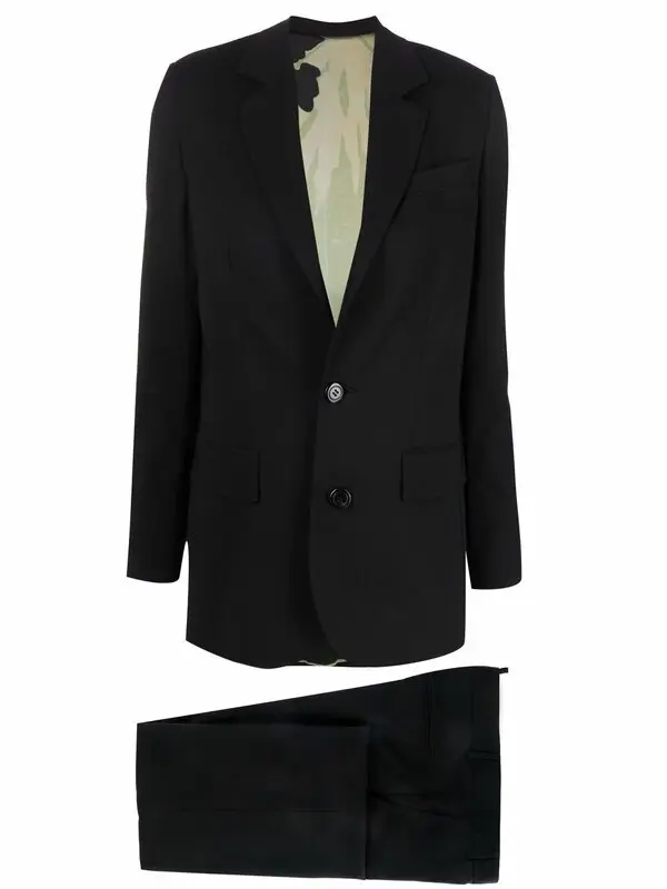 Dsquared2 Wide-leg Two-piece Suit - Black