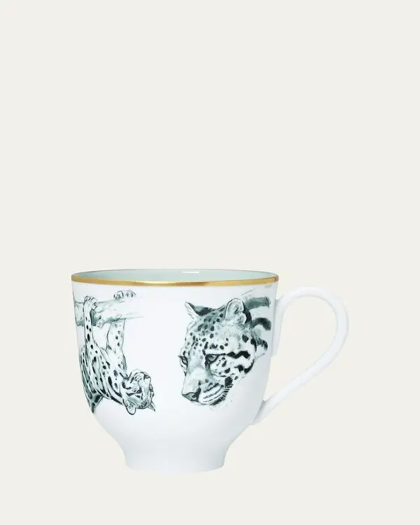 Hermès Carnets D'equateur Felines Mug
