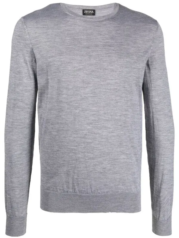 Zegna Crew-neck Jumper - Grey