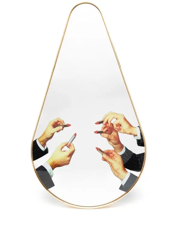 SELETTI Lipstick Detail Mirror