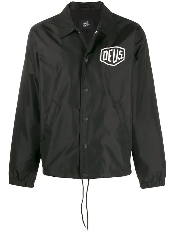 Deus Ex Machina Logo Print Shirt Jacket