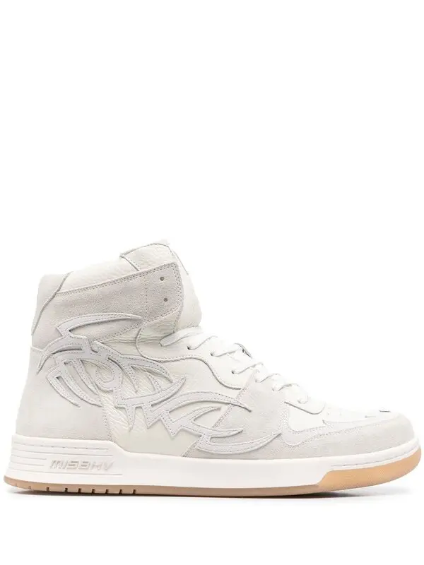 MISBHV Panelled Hi-top Sneakers
