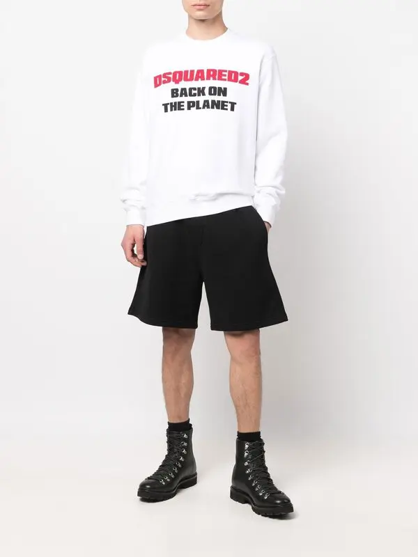 Dsquared2 X Ibrahimović Logo-print Bermuda Shorts