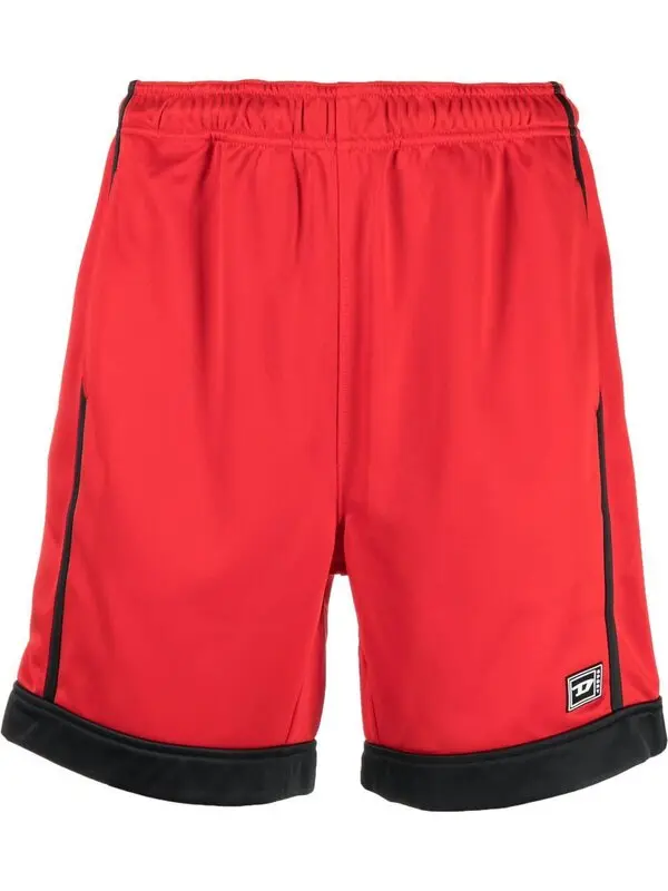 Diesel Logo-patch Track Shorts