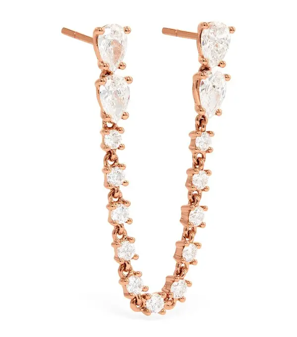 ANITA KO Diamond Daphne Double-piercing Single Earring