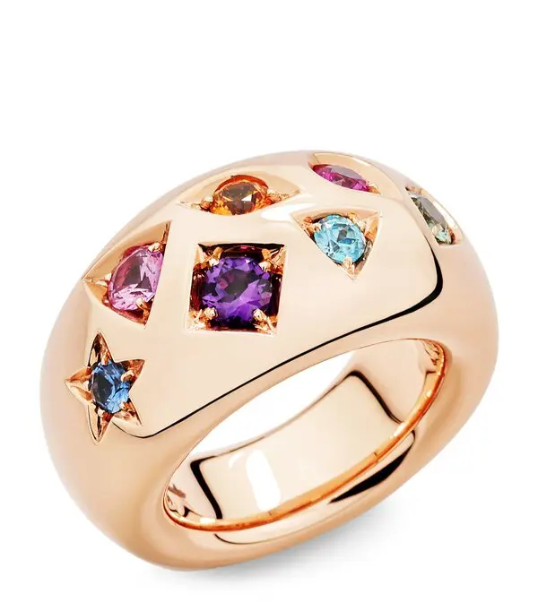 Pomellato 18k And Gemstone Iconica Ring - Rose Gold