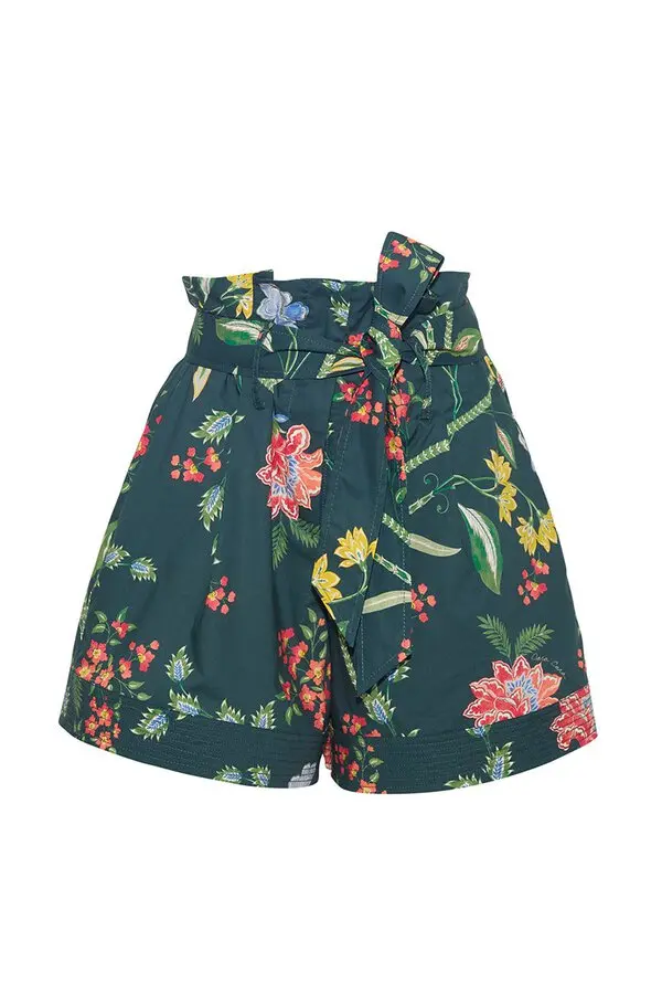 Buy Cara Cara Whittaker Short - Ophelia Floral Emerald At 60% Off ...
