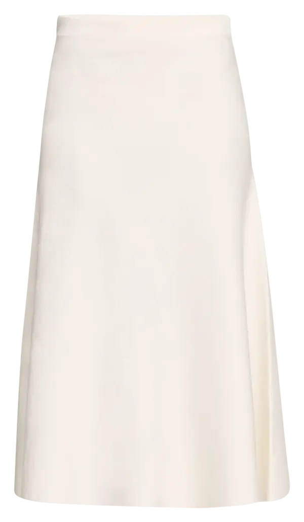Gabriela Hearst Freddie Midi Knit Skirt - Ivory