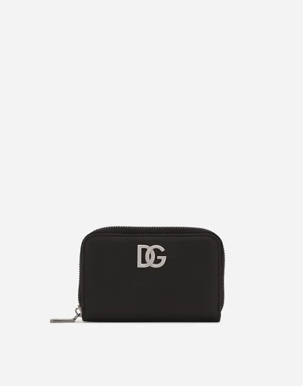 Dolce & Gabbana Calfskin Nappa Wallet With Dg Logo