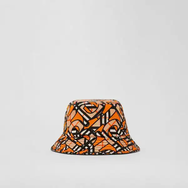 Burberry Monogram Print Bucket Hat Burberry Bucket Burberry  display picture 1