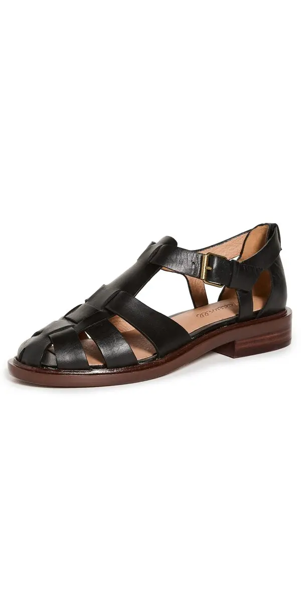 Madewell The Rina Fisherman Flat - True Black