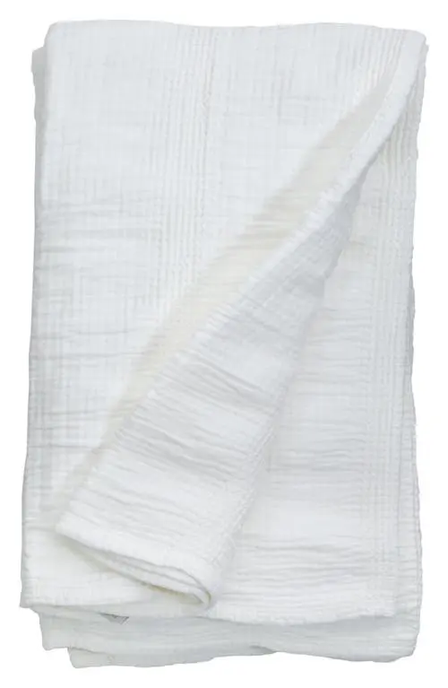 POM POM AT HOME Nantucket Matelassé Blanket - White