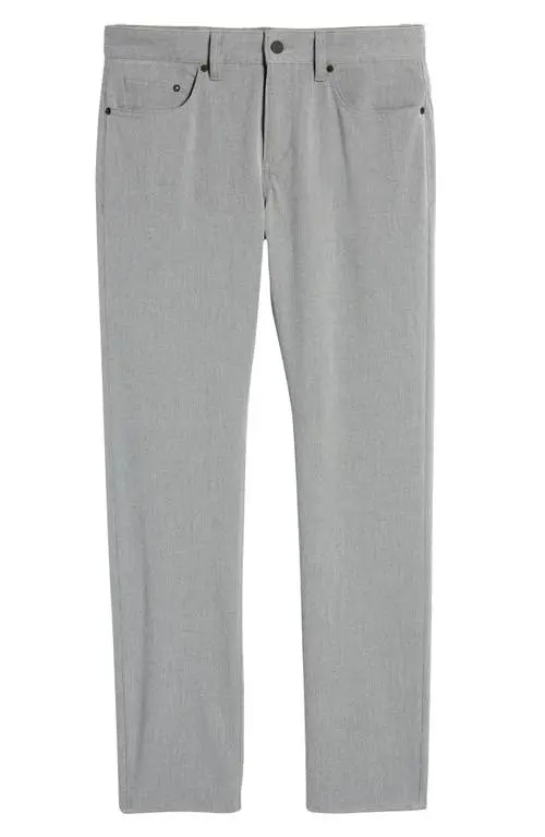 Hugo Boss Delaware Slim Fit Five-pocket Pants - Slvr