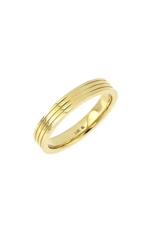 Bony Levy Stripe 14k Gold Ring