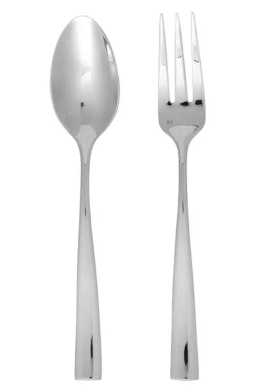 FORTESSA Lucca 2-piece Serving Set - Silver