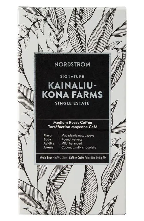 Nordstrom Signature Kainaliu Kona Farms 100% Kona Whole Bean Coffee