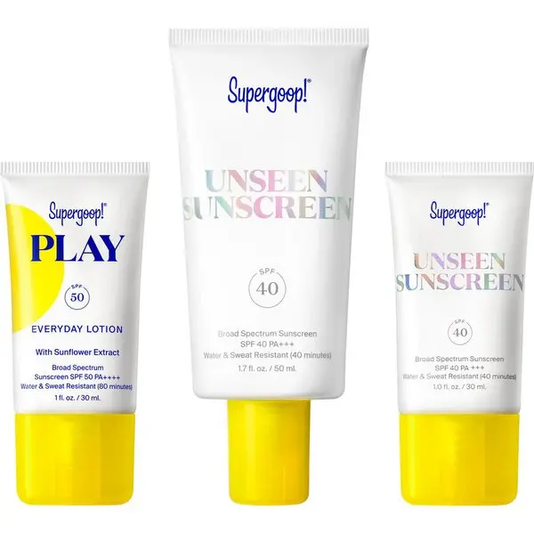 SUPERGOOP!® Unseen & Play Sunscreen Spf 50 Set $78 Value
