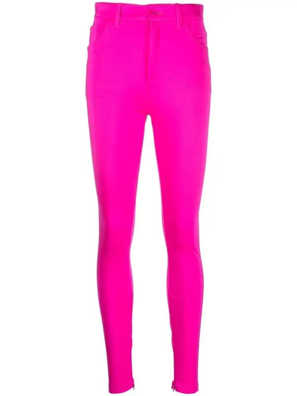 Balenciaga Satin Stretch High-waisted Leggings