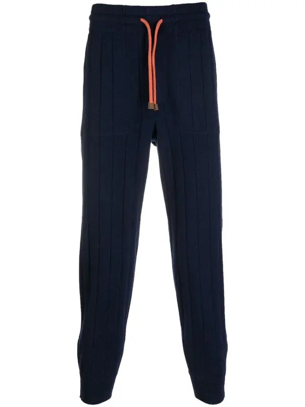 Brunello Cucinelli Cashmere Ribbed Joggers