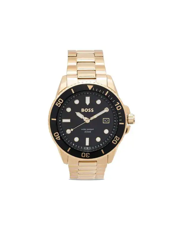Hugo Boss Ace Quartz 43mm In Black 15% Off Editorialist