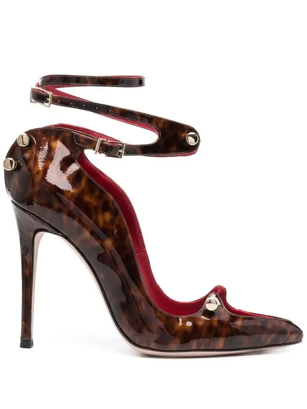 HARDOT Harlot Tortoiseshell-effect Pumps - Brown
