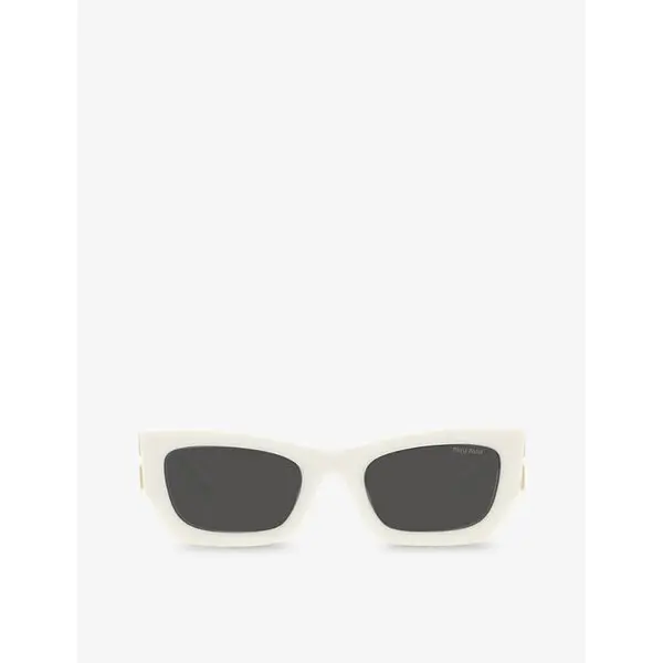 Miu Miu Rectangle-frame Sunglasses