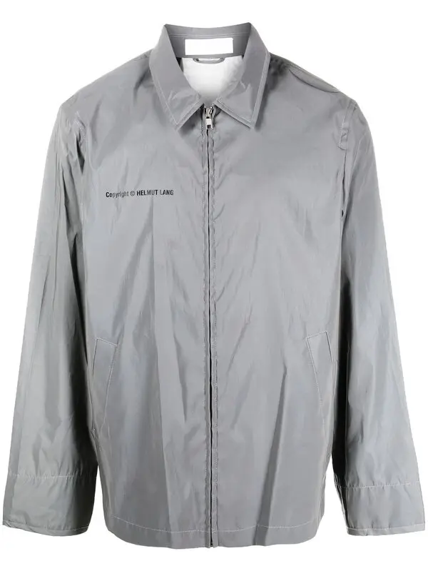 Helmut Lang Logo Zipped Jacket