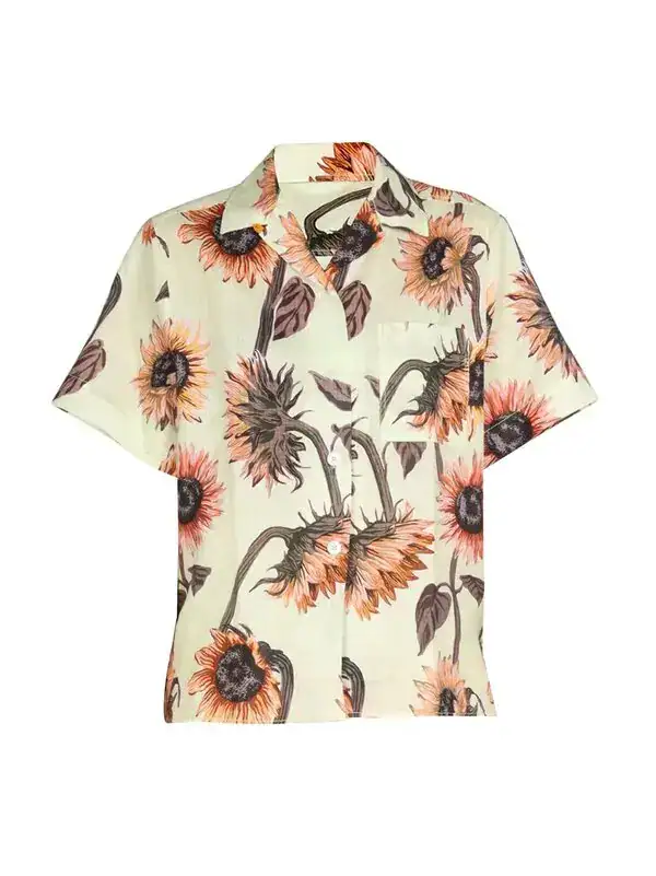 トップス Paul Smith Sunflower Print Shirt Paul Smith Sunflower Shirt - Multicoloured | Editorialist