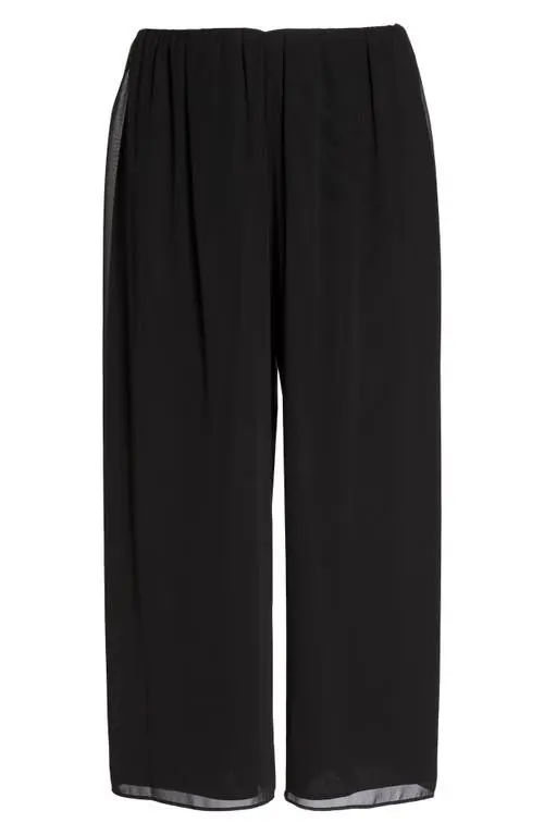 Alex Evenings Wide Leg Chiffon Pants