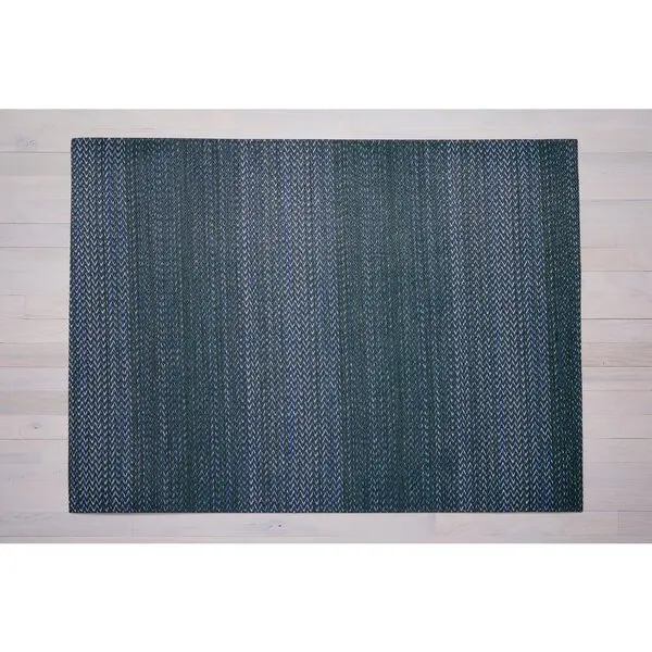 CHILEWICH Quill Herringbone Indoor/outdoor Floor Mat - Forest