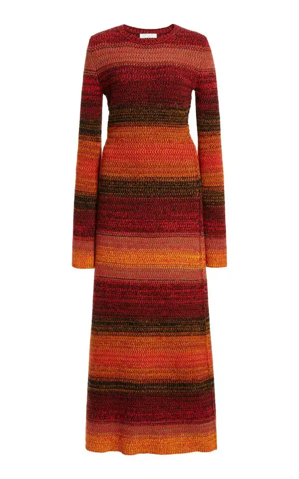 Chlo Knit Maxi Dress In Multi - 70% Off | Editorialist