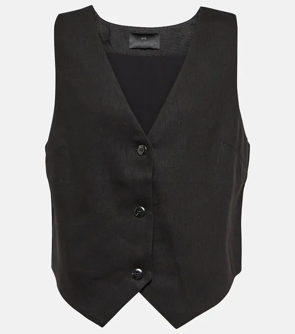 Sir The Label Linen-blend Vest