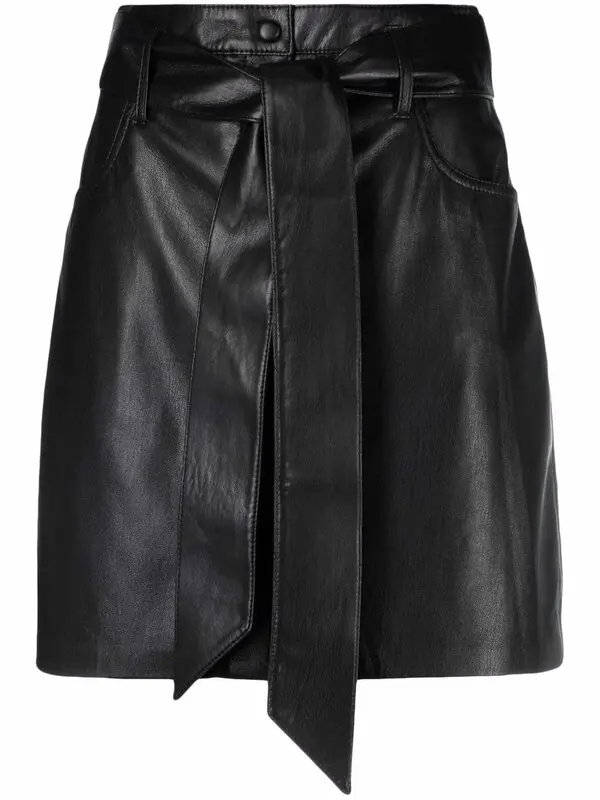 Nanushka A-line Mini Skirt - Black