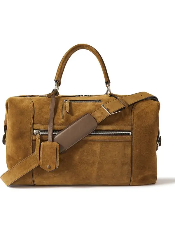 METIER Vagabond Suede Holdall - Brown