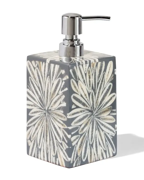 LADORADA Grey Almendro Soap Pump Dispenser - Gray Almendro