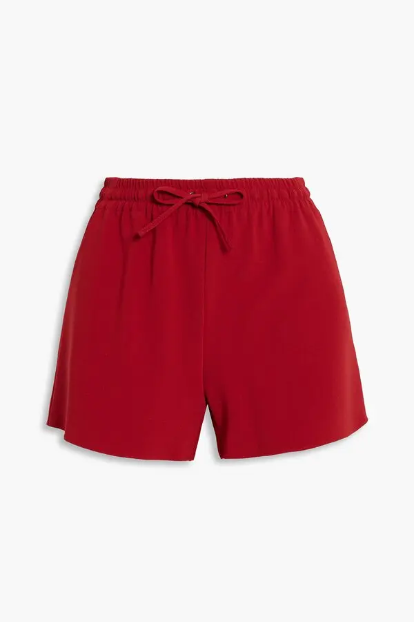 Theory Crepe High-rise Shorts
