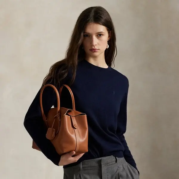 Ralph Lauren Merino Wool Crewneck Sweater - Hunter Navy