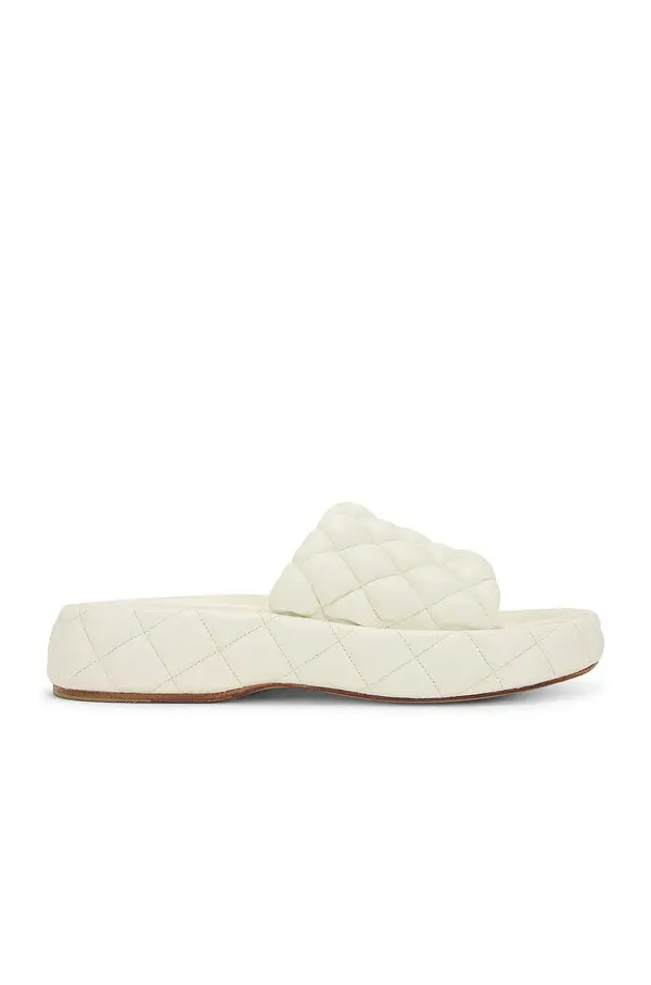 Bottega Veneta Stretch Padded Sandals - White
