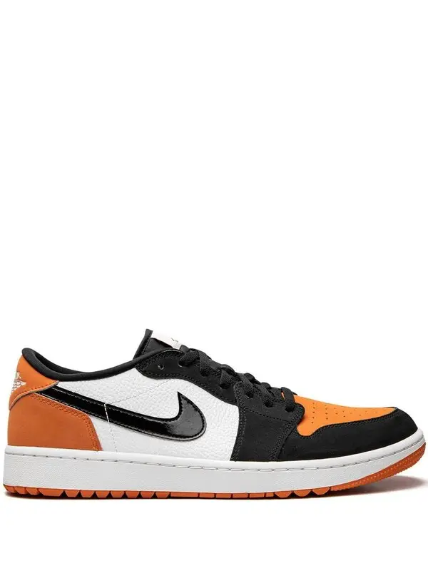 JORDAN Air 1 Retro Low Golf Sneakers - Black