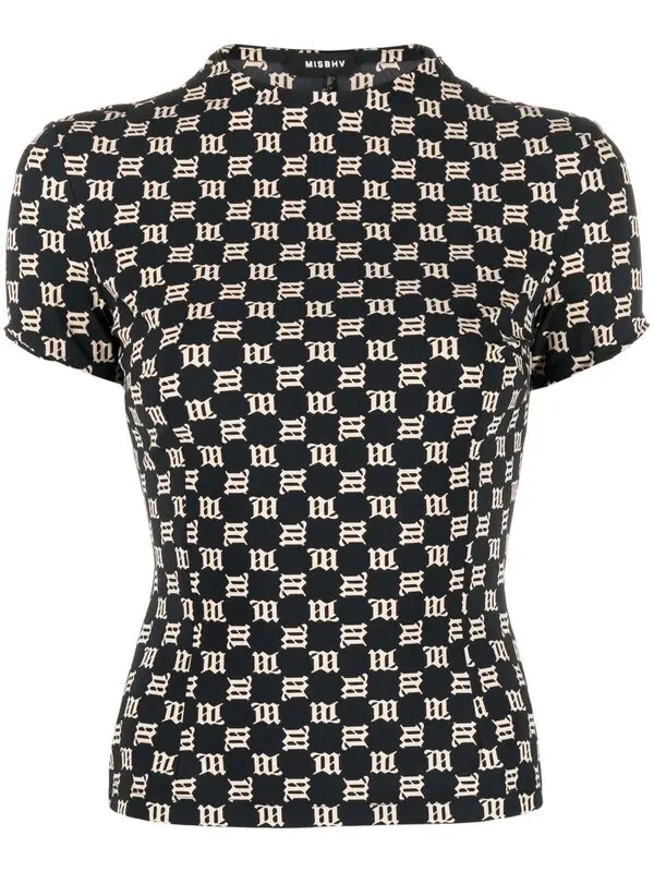 MISBHV Monogram-print Slim T-shirt