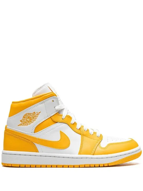 JORDAN 1 Mid Sneakers - Yellow