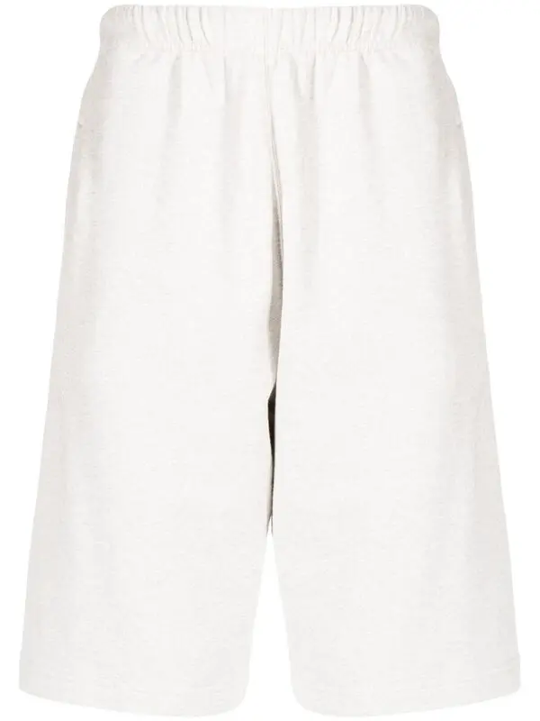Kenzo Embroidered-logo Track Shorts - Grey