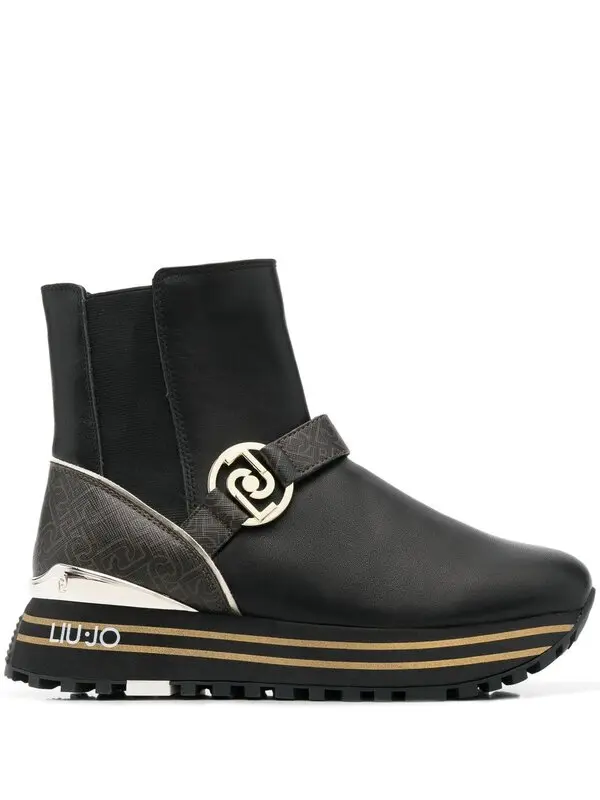 Liu Jo Maxi Wonder Leather Ankle Boots