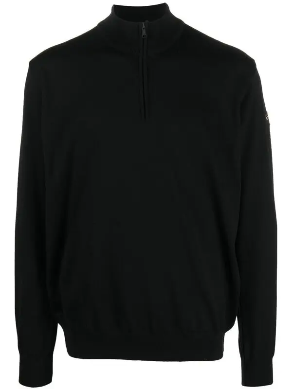 Paul & Shark Fine-knit Half-zip Jumper