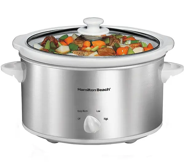 HAMILTON BEACH 4-quart Slow Cooker - One-color | Editorialist