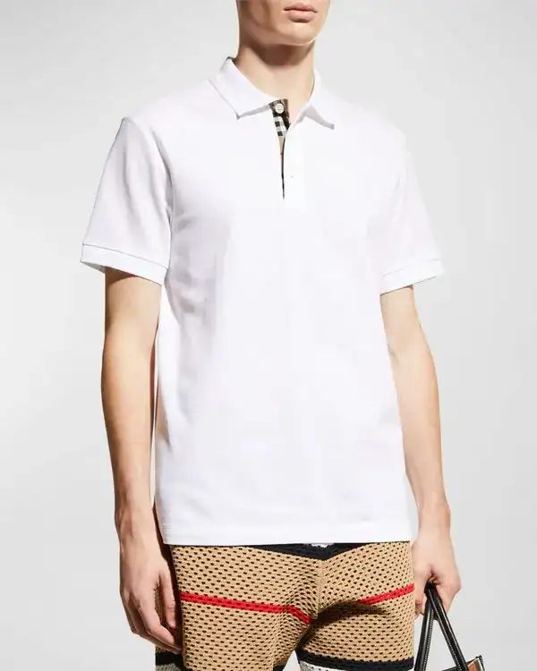 Burberry Eddie Tb Polo Shirt In White 53% Off Editorialist