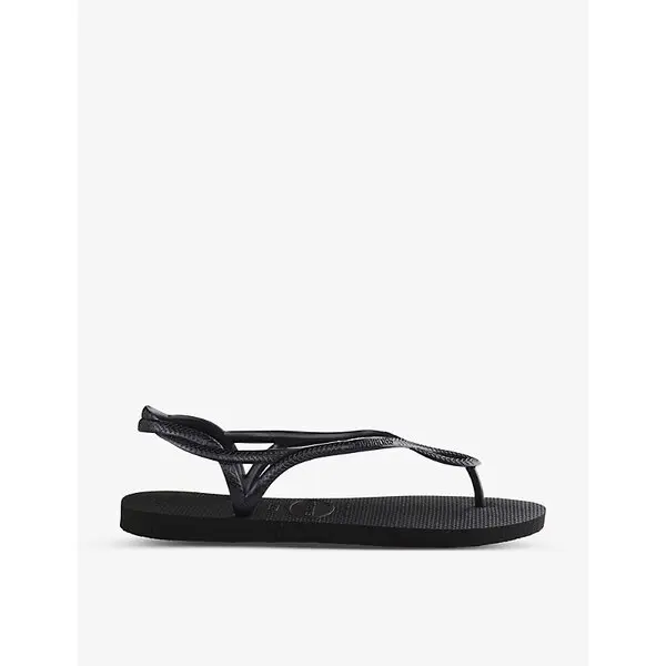 Havaianas Luna Cross-straps Sandals - Black