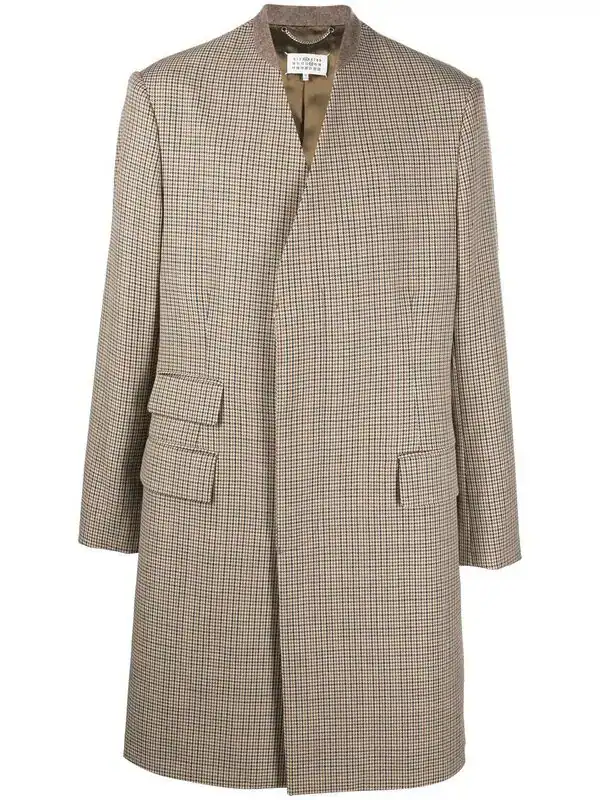 ジャケット・アウター Maison Margiela Houndstooth Coat size46 Maison Margiela - Houndstooth jacket Maison Margiela