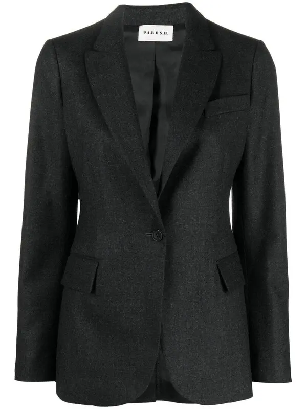 P.a.r.o.s.h Single-breasted Blazer - Grey