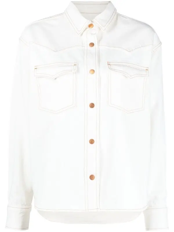 SLVRLAKE Button-down Denim Jacket